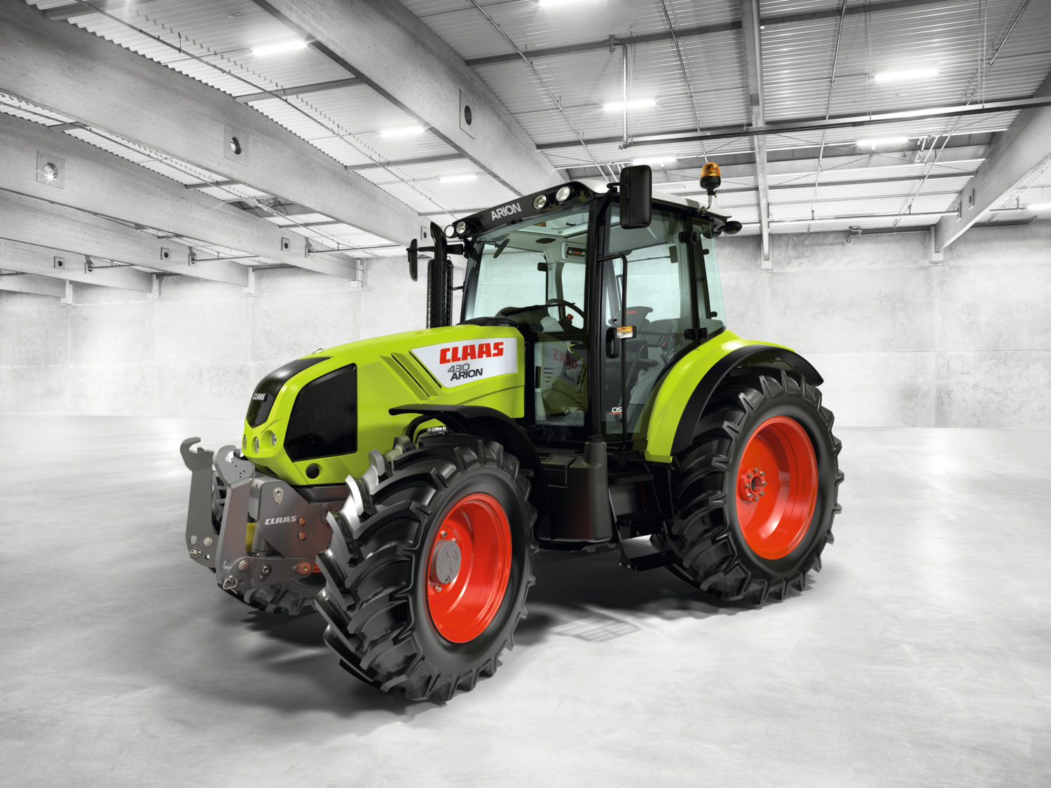 Potente y manejable: Claas Arion 410 Datos técnicos en detalle