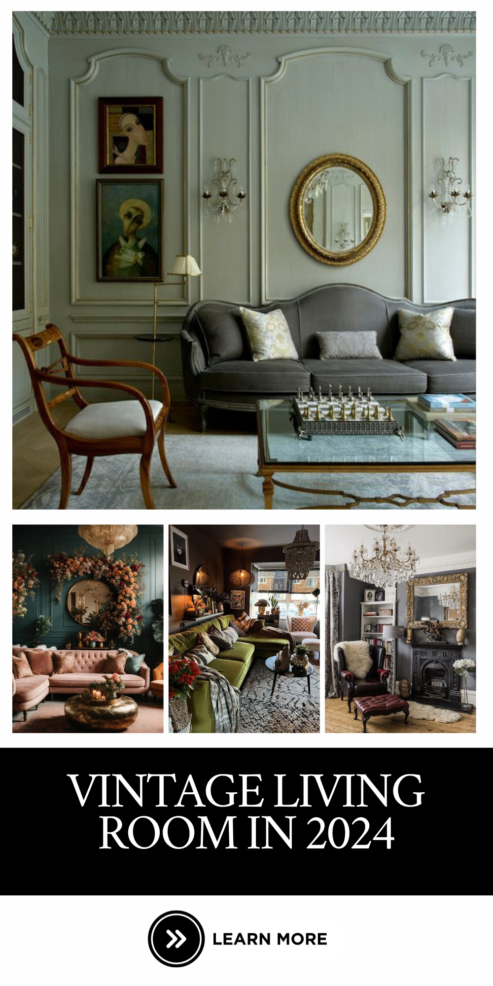 Vintage Living Room 2024: Cozy and Esthetic Retreat with Warm Colors