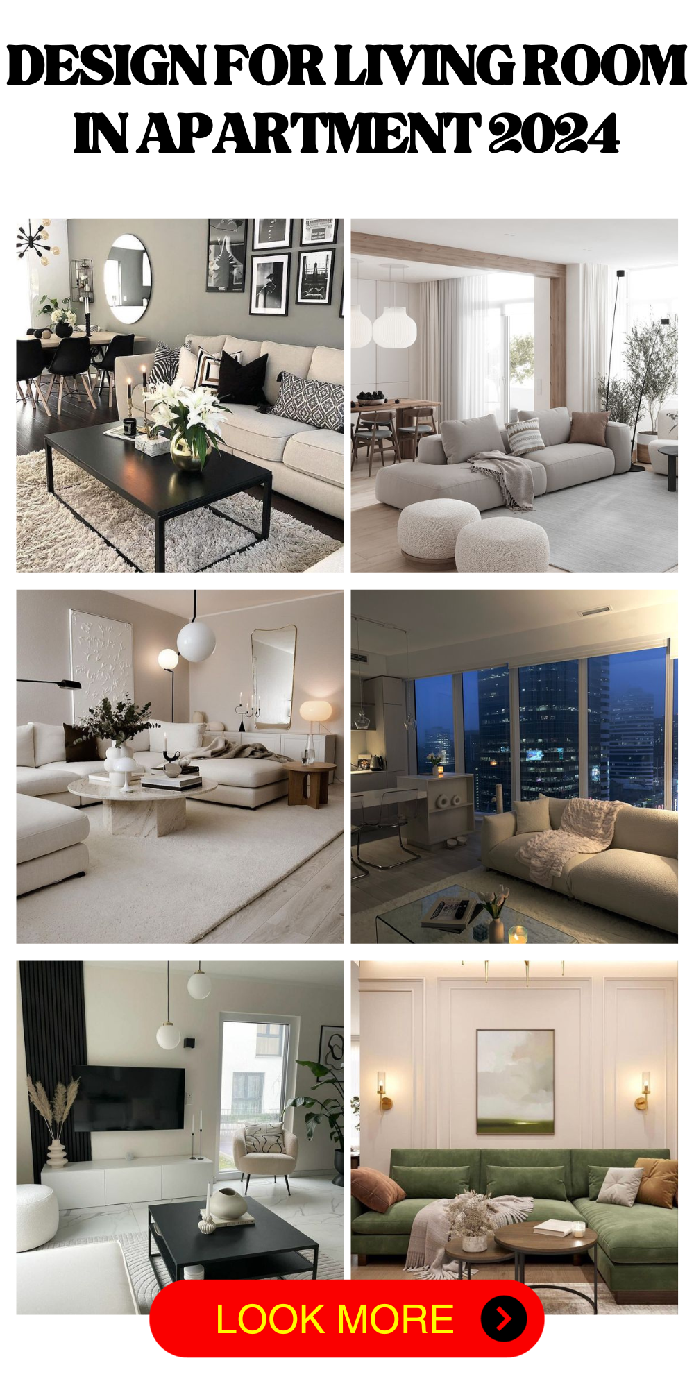 2024 Apartment Living Rooms: Cozy Luxury & Modern Elegance