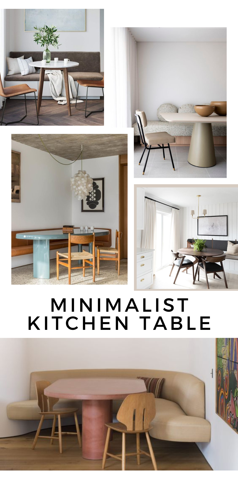Chic Minimalist Kitchen Tables for Modern Homes | Decor & Style Guide