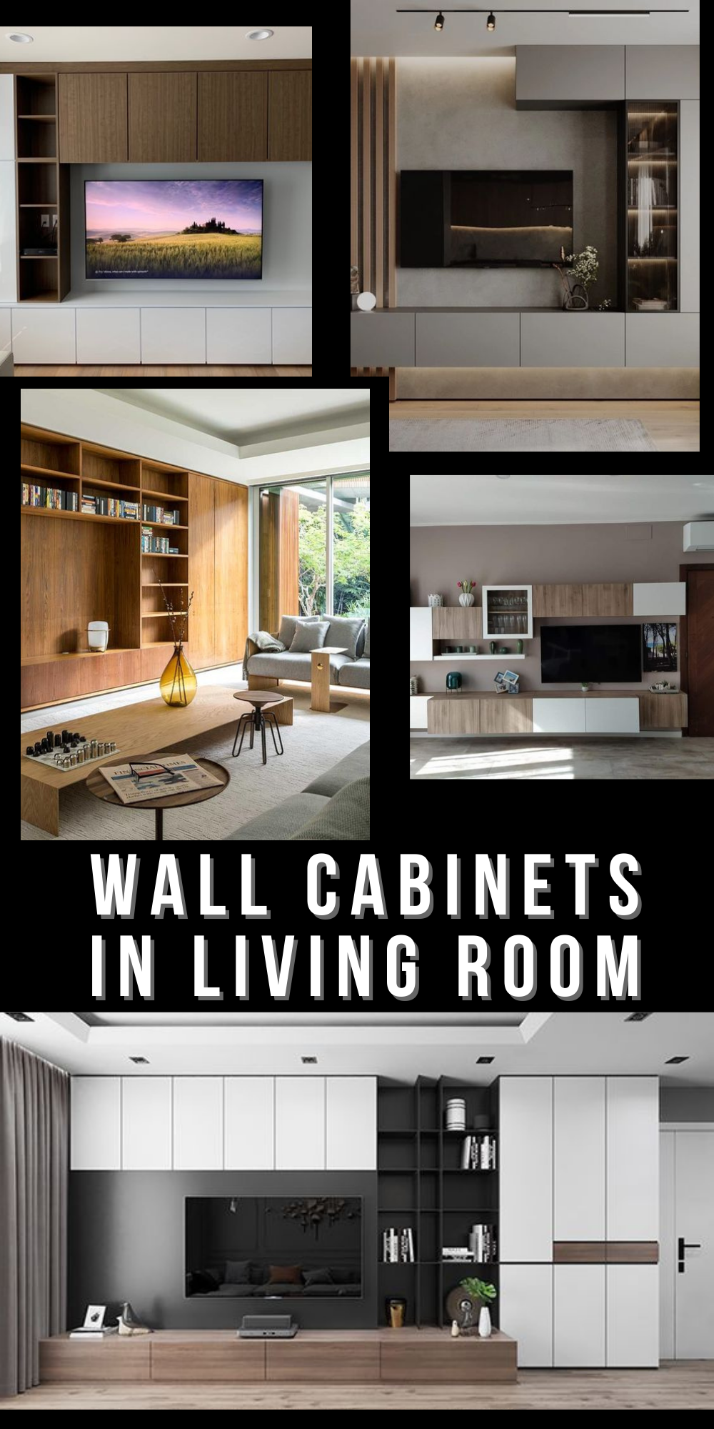 Modern Living Room Wall Cabinets: Storage & Style Solutions
