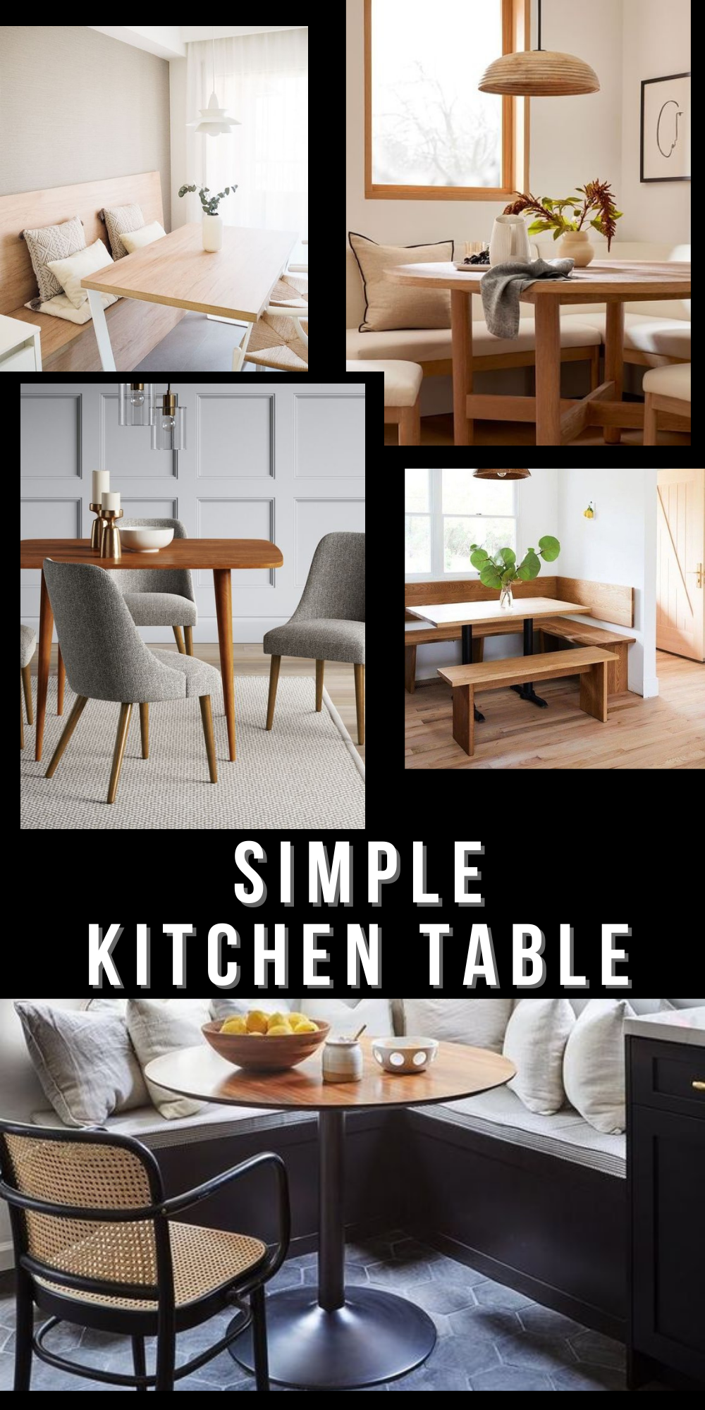 Stylish Kitchen Table Ideas: Modern to Farmhouse Designs for Your Home