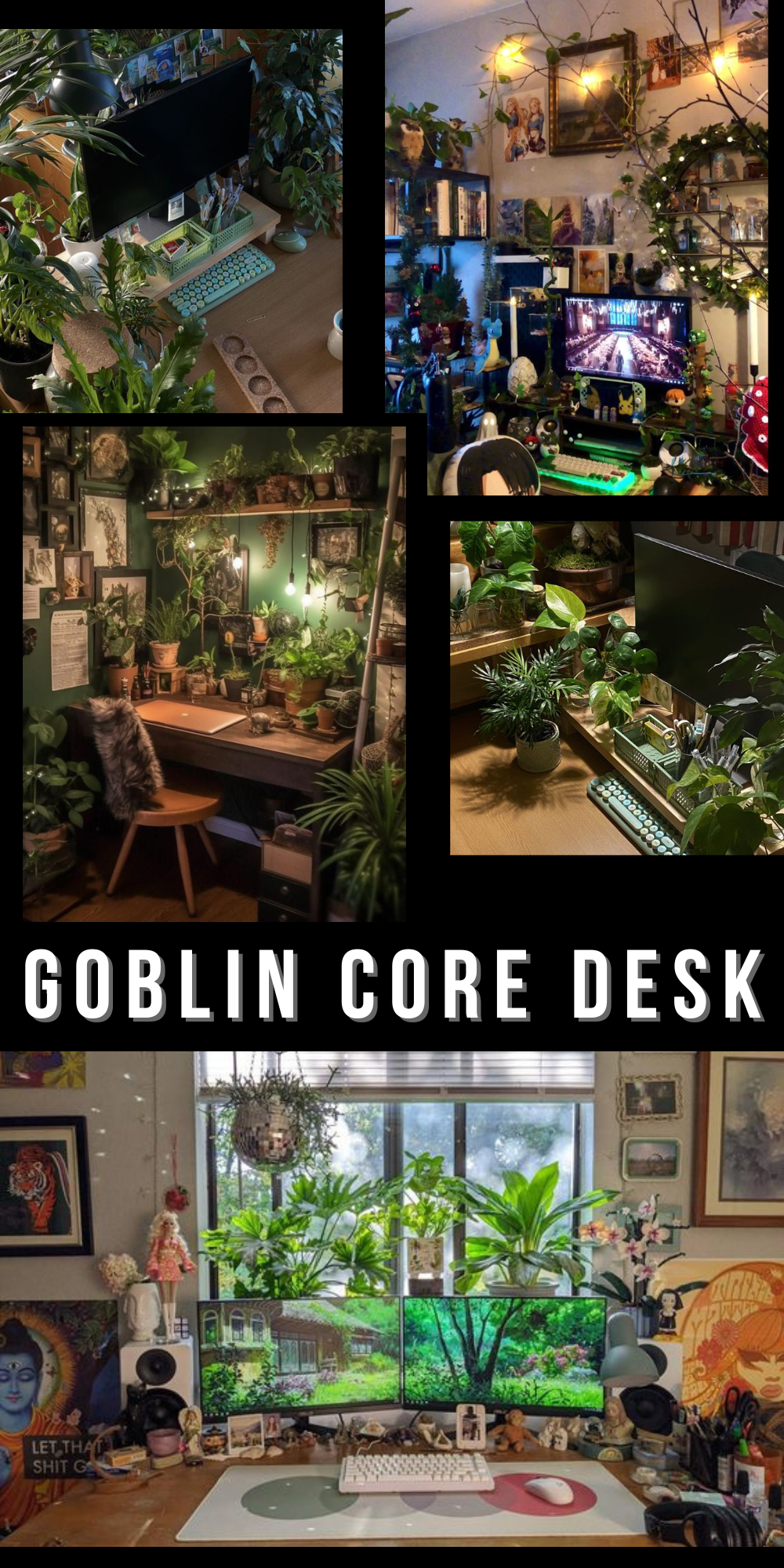 Enchant Your Space: Goblin Core Desks for a Magical Interior