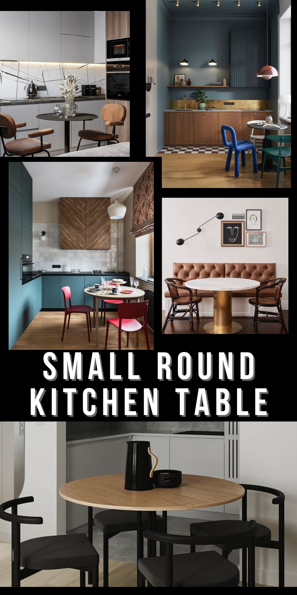 Maximize Style in Small Spaces with Chic Round Kitchen Tables