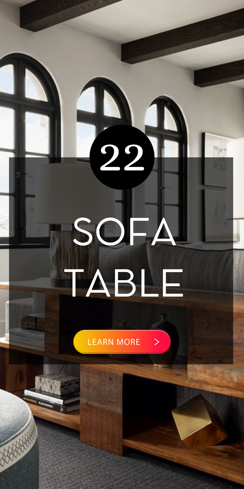 The Art of the Sofa Table: Elevating Living Spaces with Style and ...