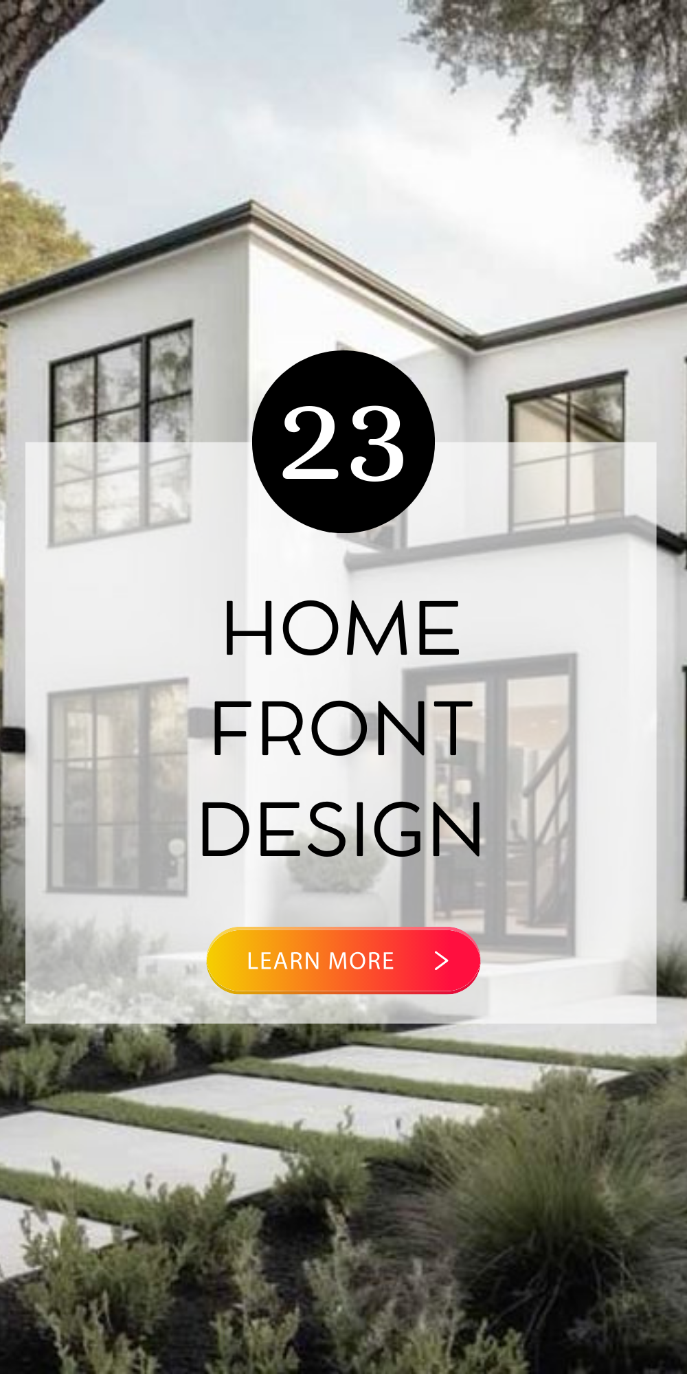 Contemporary Home Front Designs: Modern Elegance Meets Functionality