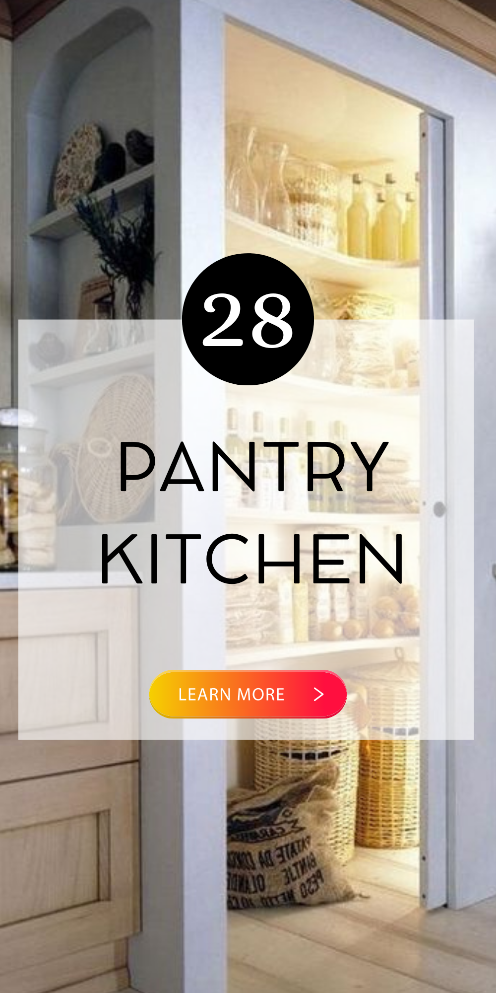 Elegant Curved Pantry Design: Maximize Style & Storage